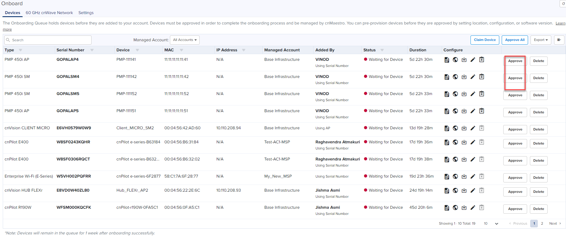 Create and manage accounts