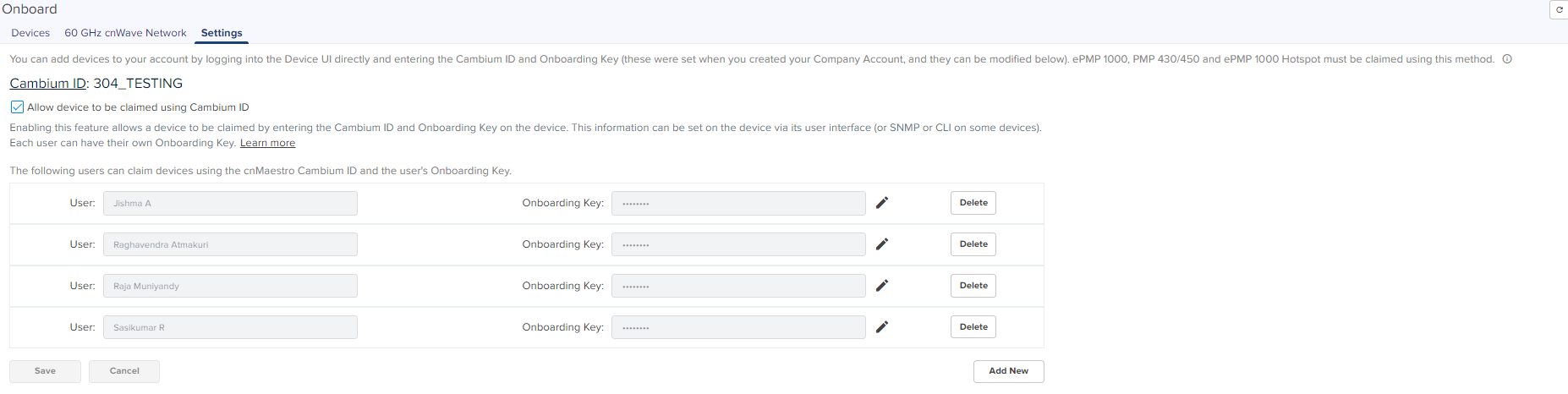 Create and manage accounts