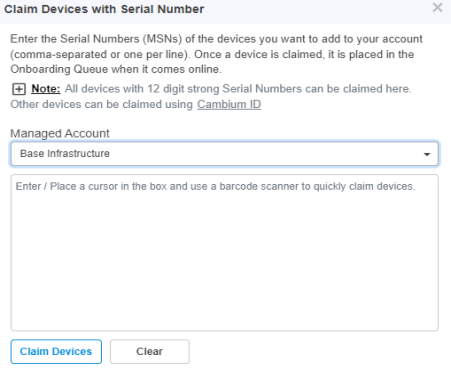 Device-Specific Onboarding Instructions