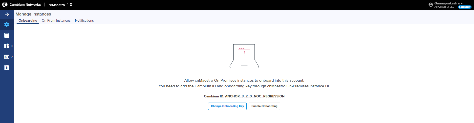 Creating Cloud Anchor account