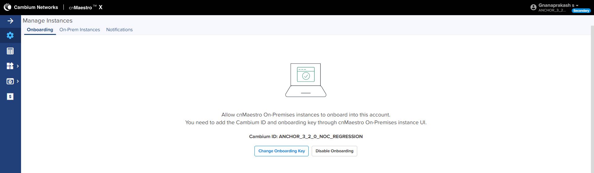 Creating Cloud Anchor account